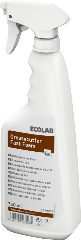 Ecolab Greasecutter Fast Foam - Oven-/Grillreiniger, 4 x 750 ml Gejoma ...