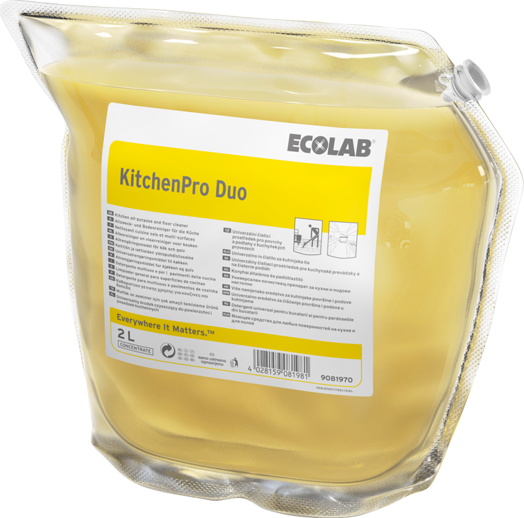 Ecolab KitchenPro Duo, 2 x 2 L Gejoma: Uw groothandel in ...