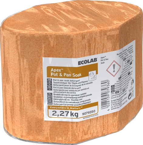 Ecolab APEX Pot & Pan Soak - Vaatwas, 3 x 2,27 kg Gejoma: Uw ...