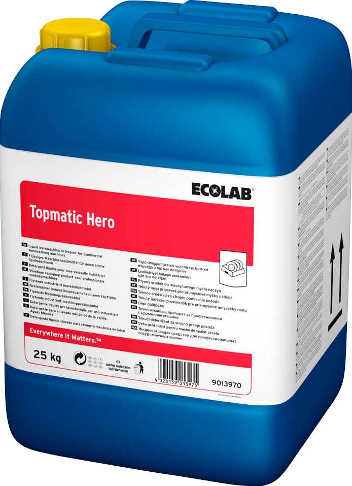 Ecolab Topmatic Hero - Vloeibaar vaatwasmiddel, 25 kg Gejoma: Uw ...