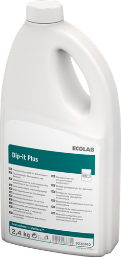 Ecolab Dip-it Plus - Vaatwasmiddel, 6 x 2,4 kg Gejoma: Uw groothandel ...