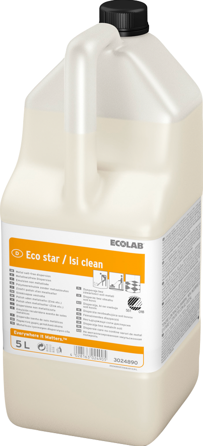 Ecolab Eco Star/Isi Clean Polymeeremulsie, 2 x 5 L Gejoma: Uw ...