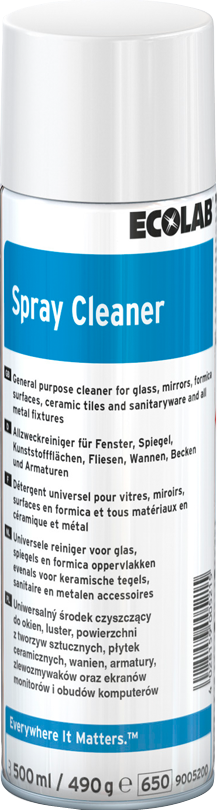 Ecolab Spray Cleaner - Glas- en Interieurreinger, 12 x 500 ml Gejoma ...