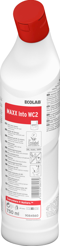 Ecolab MAXX Into WC, 12 x 750 ml Gejoma: Uw groothandel in ...