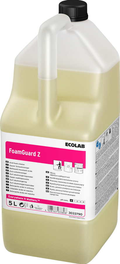 Ecolab Foamguard Z, 2 x 5 L Gejoma: Uw groothandel in schoonmaakartikelen