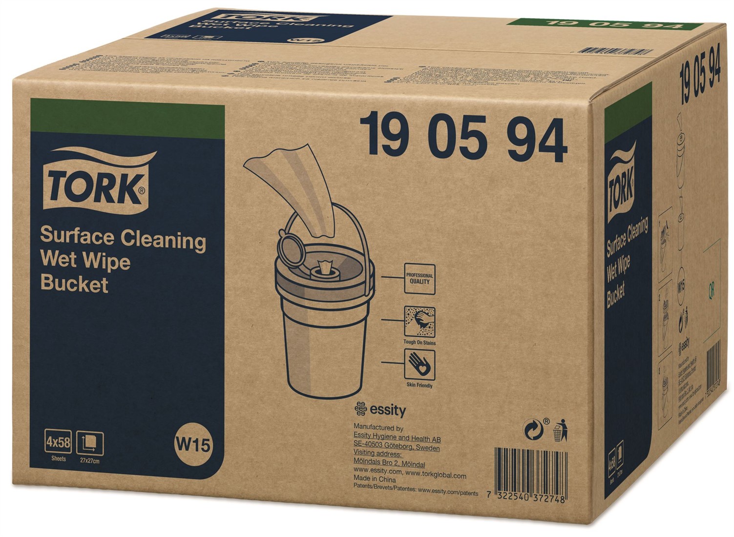 Tork Surface Cleaning Wet Wipes (190594) Gejoma: Uw groothandel in ...