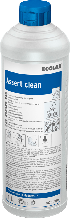 Ecolab Assert Clean - Handafwas premium, 6 x 1 L Gejoma: Uw groothandel ...