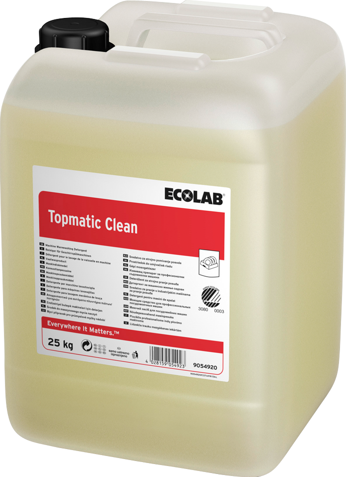 Ecolab Topmatic Clean - Vloeibaar vaatwasmiddel, 25 kg Gejoma: Uw ...