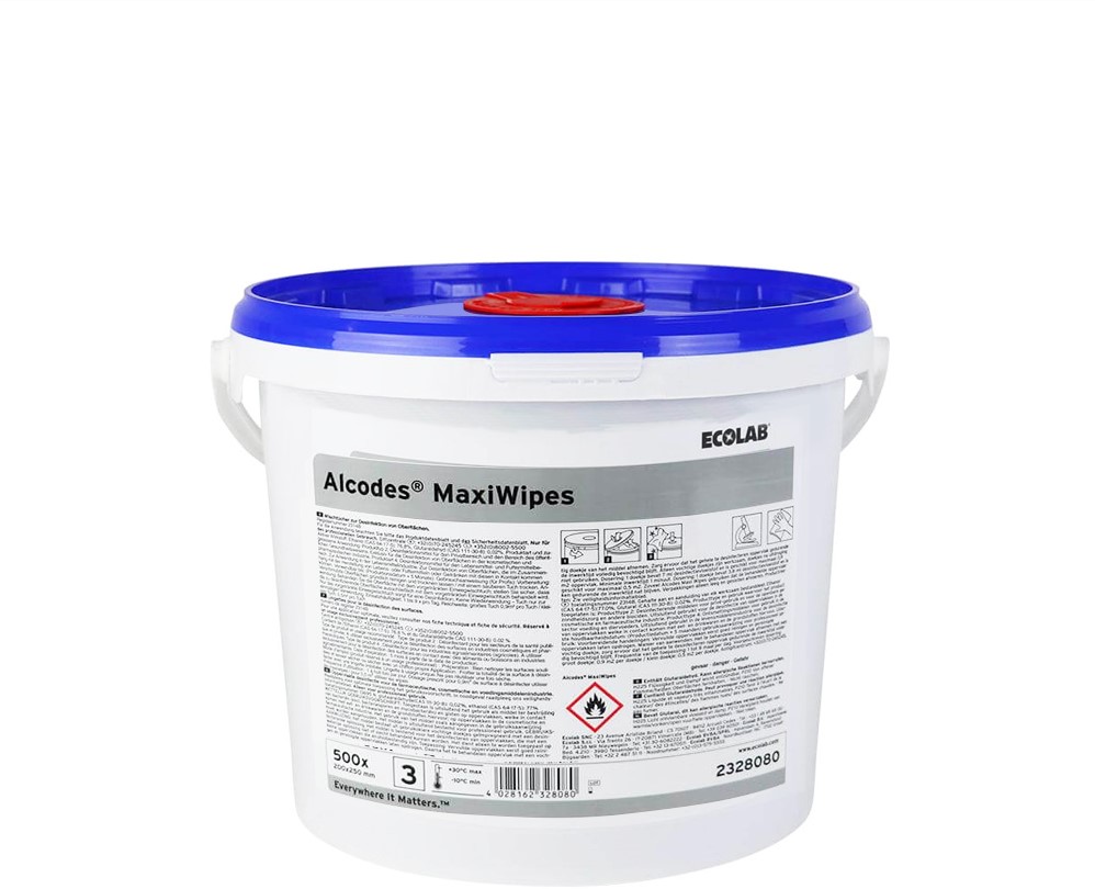 Ecolab Alcodes Maxi Wipes 500st Gejoma: Uw groothandel in ...