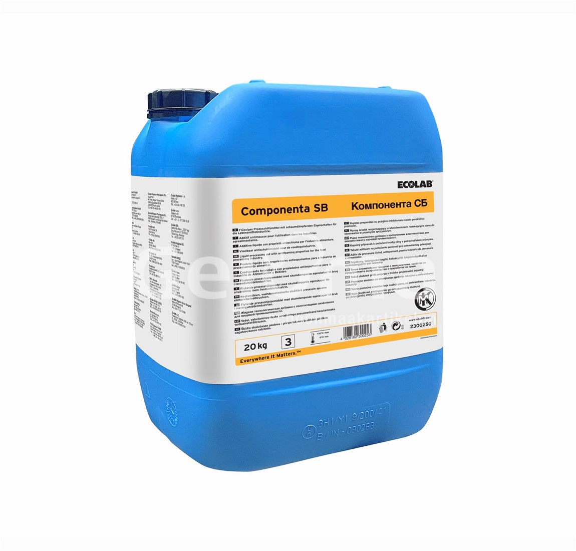 Ecolab Componenta SB 20Kg Gejoma: Uw groothandel in schoonmaakartikelen