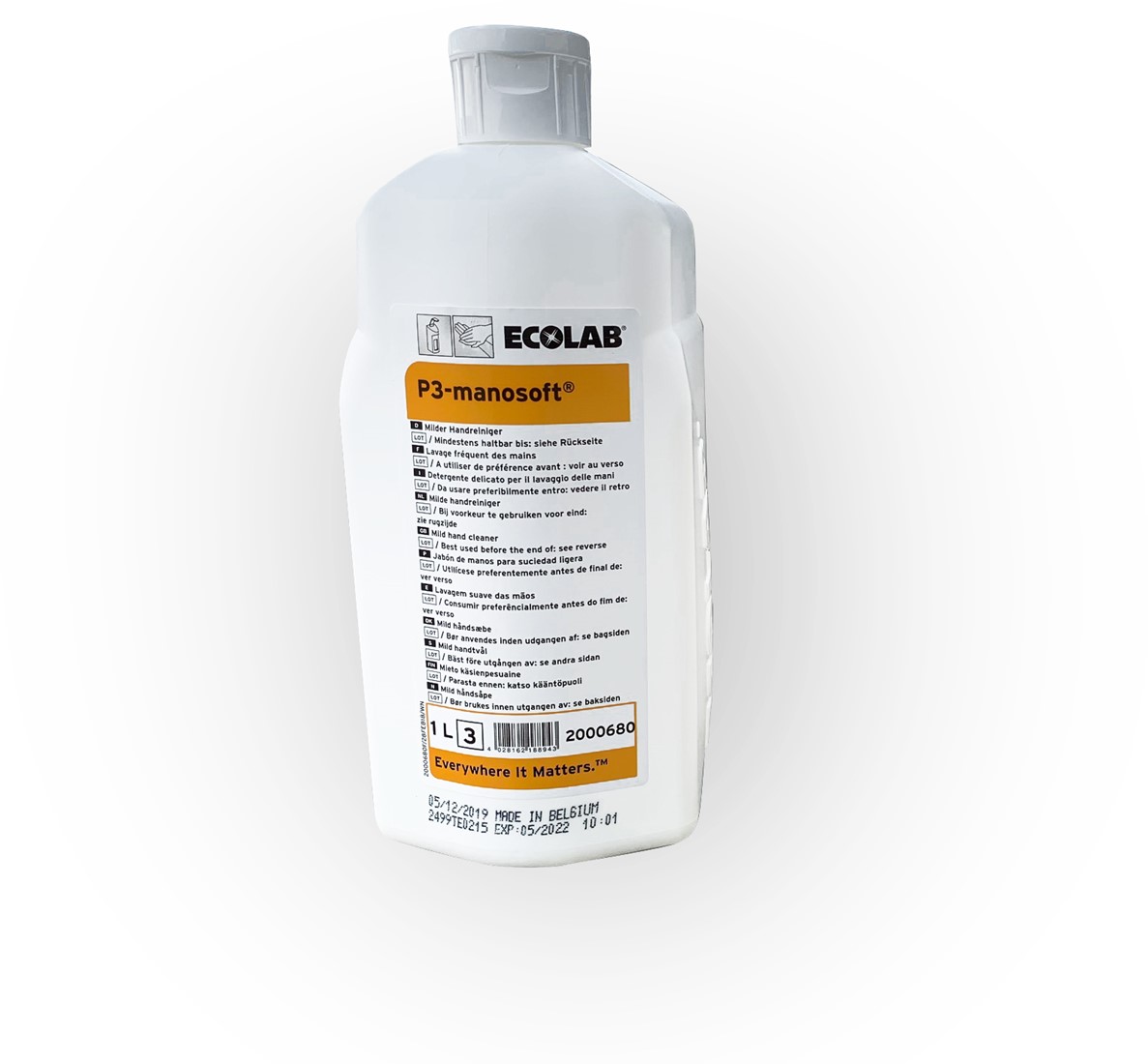Ecolab P3-Manosoft 12x1 L Gejoma: Uw groothandel in schoonmaakartikelen