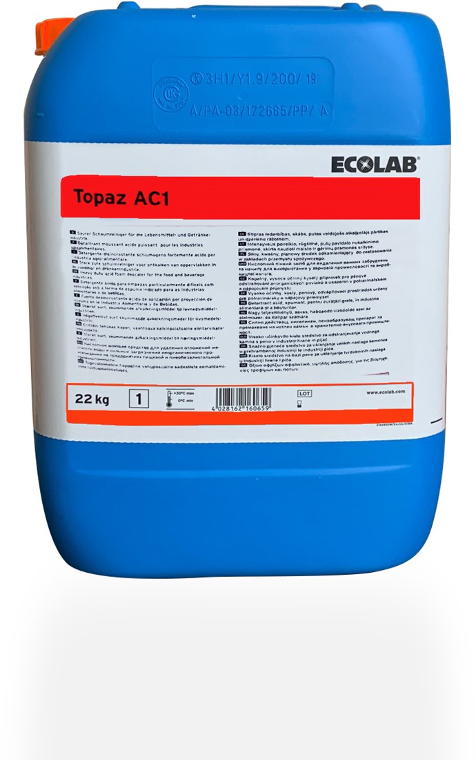 Ecolab Topaz AC1 23 Kg Gejoma: Uw groothandel in schoonmaakartikelen