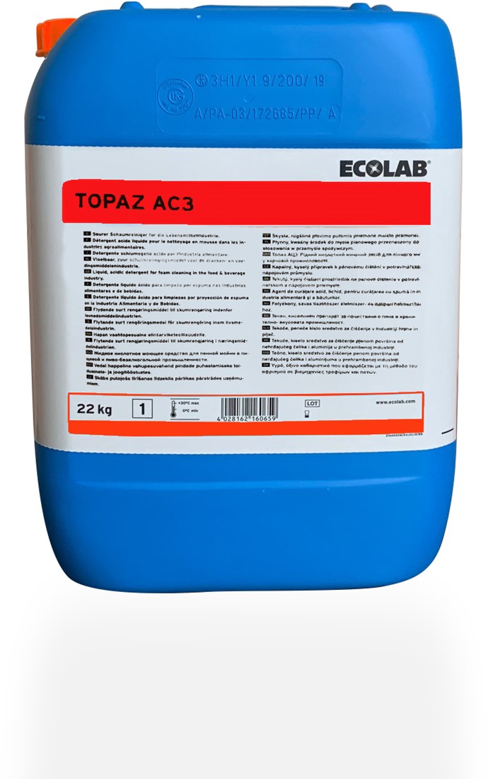Ecolab Topaz AC3, 23 Kg Gejoma: Uw groothandel in schoonmaakartikelen