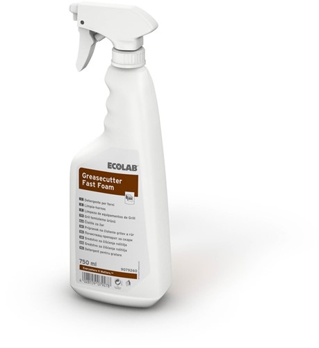 Ecolab Greasecutter Fast Foam - Oven-/Grillreiniger, 4 x 750 ml Gejoma ...