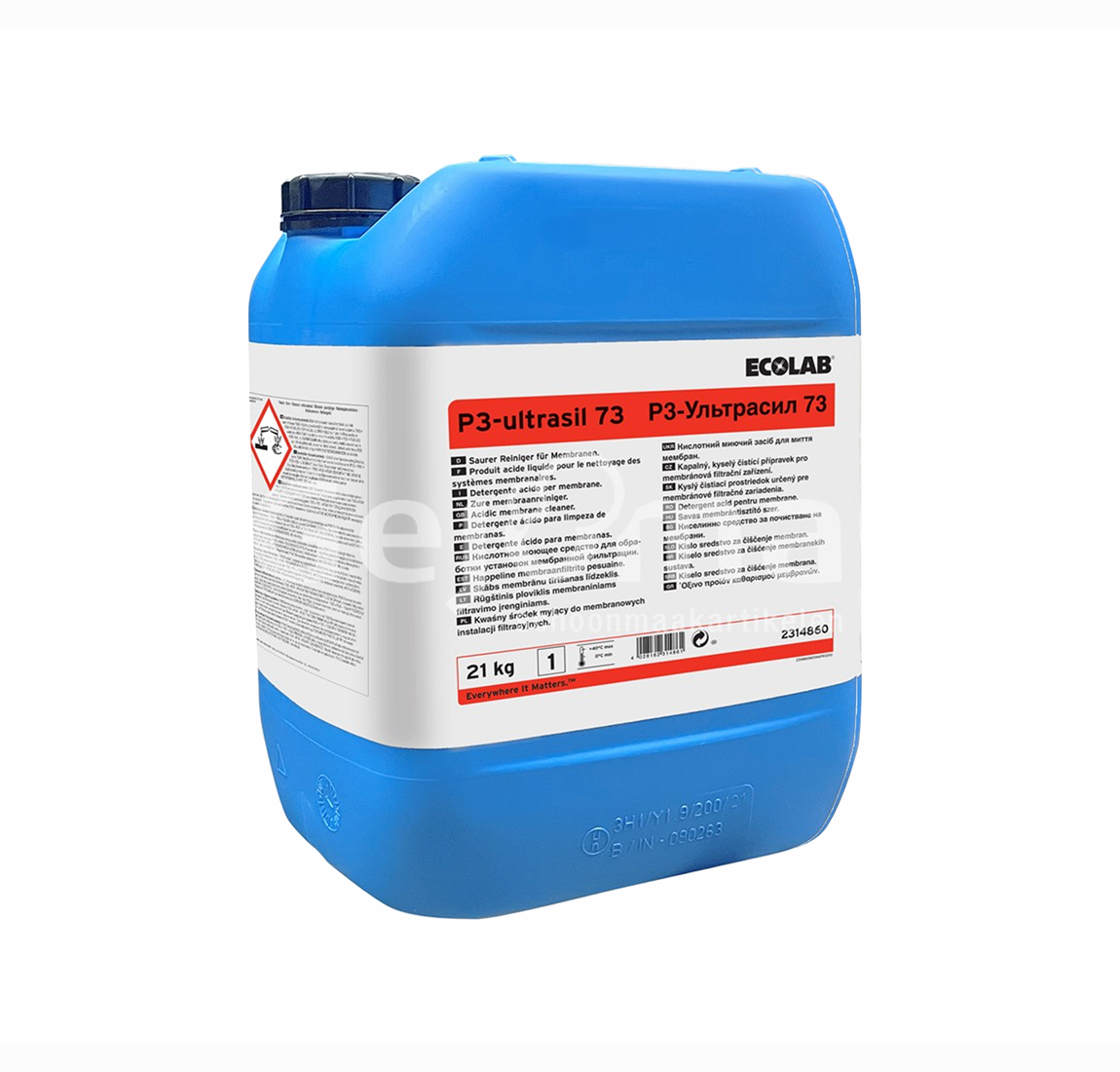 Ecolab Ultrasil 73 21Kg Gejoma: Uw groothandel in schoonmaakartikelen