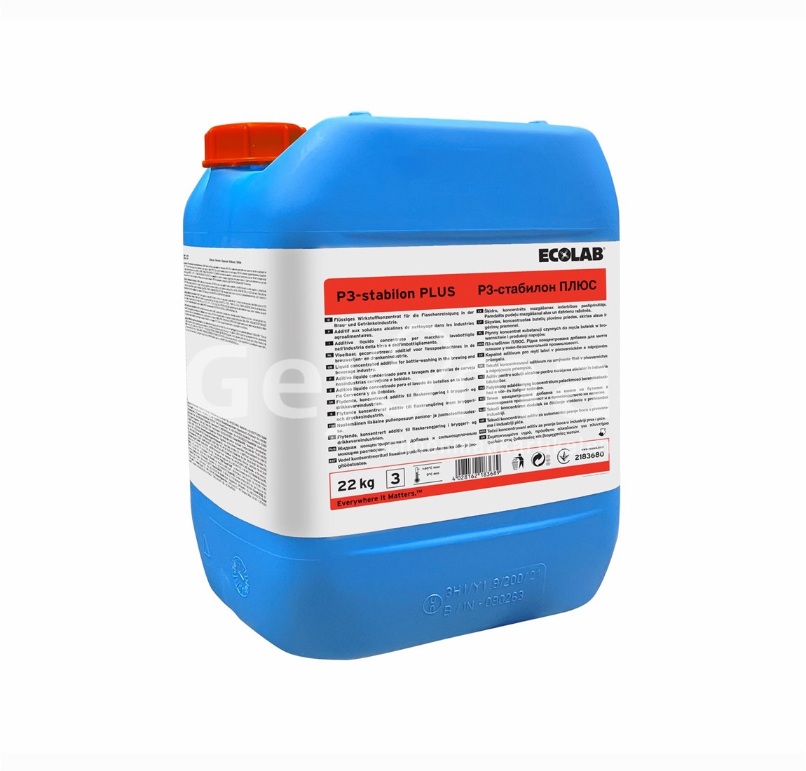Ecolab P3-Stabilon PLUS 22Kg Gejoma: Uw groothandel in schoonmaakartikelen