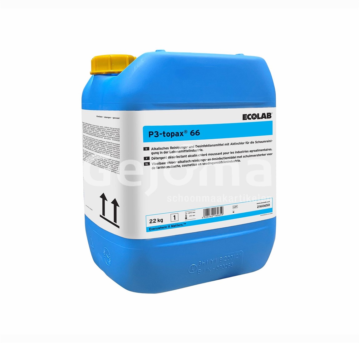 Ecolab P3-Topax 66 225 Kg Gejoma: Uw groothandel in schoonmaakartikelen
