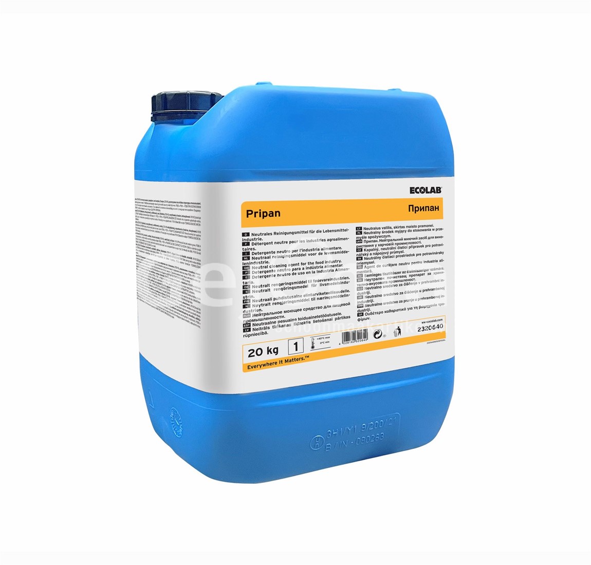 Ecolab Pripan 20Kg Gejoma: Uw groothandel in schoonmaakartikelen