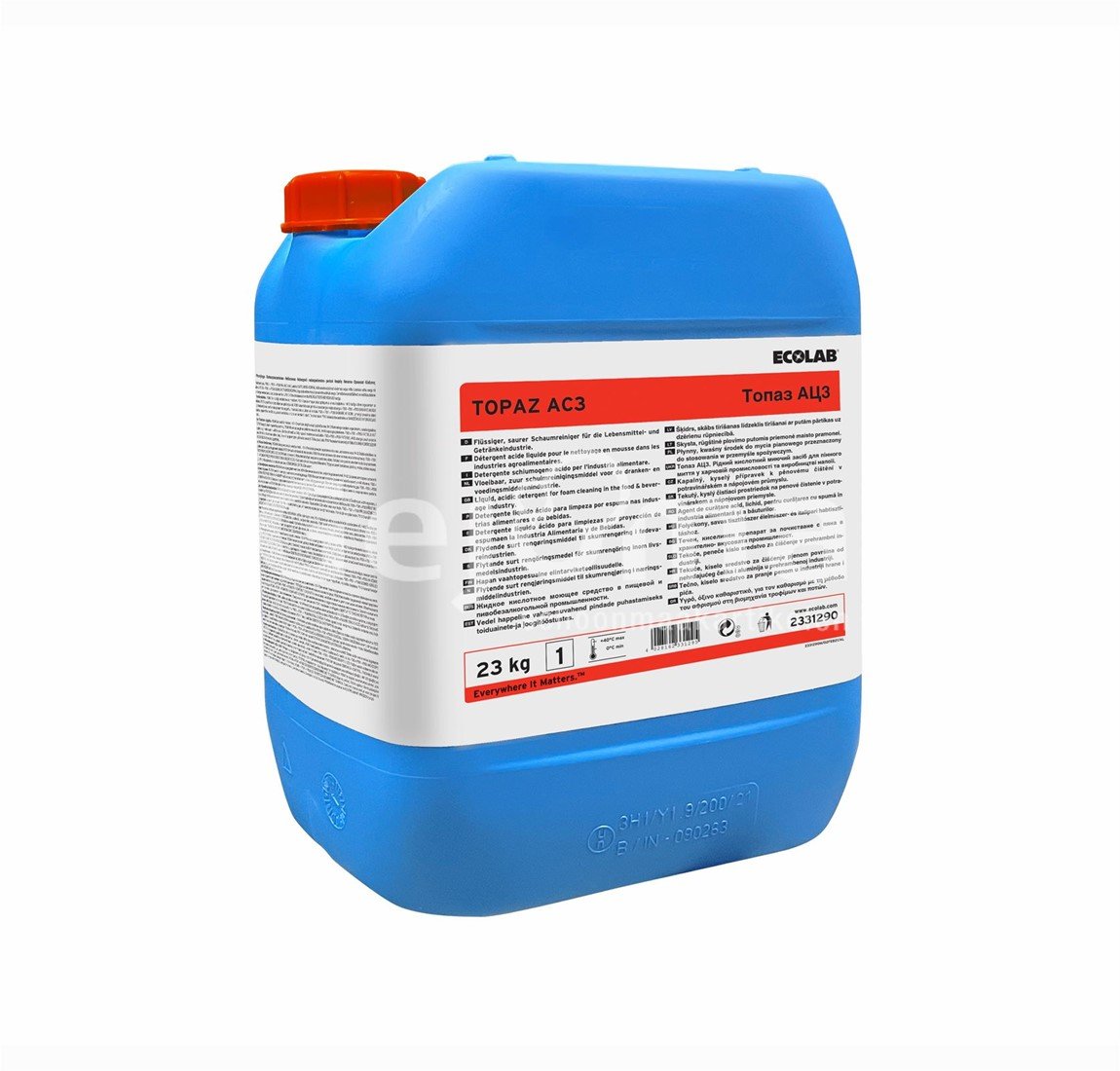 Ecolab Topaz AC3, 23 Kg Gejoma: Uw groothandel in schoonmaakartikelen