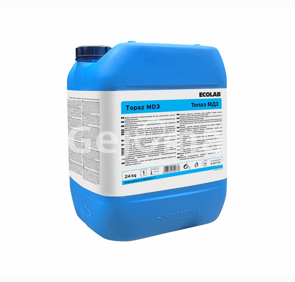 Ecolab Topaz MD3 24 Kg Gejoma: Uw groothandel in schoonmaakartikelen